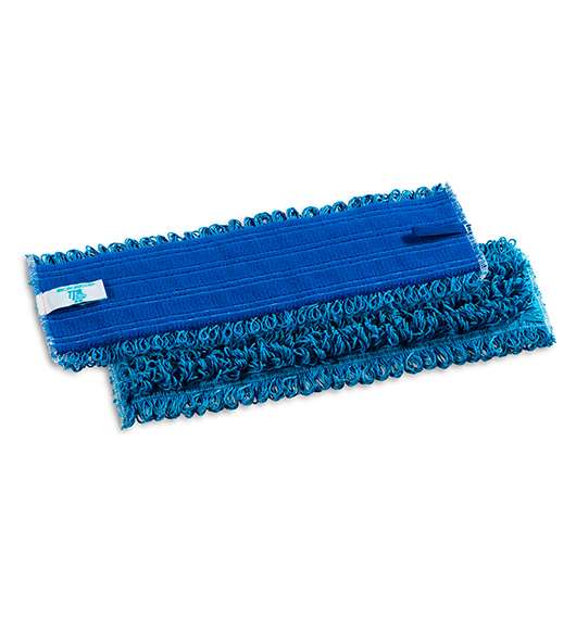 TTS vervangmop microriccio blauw - Cleanline bv